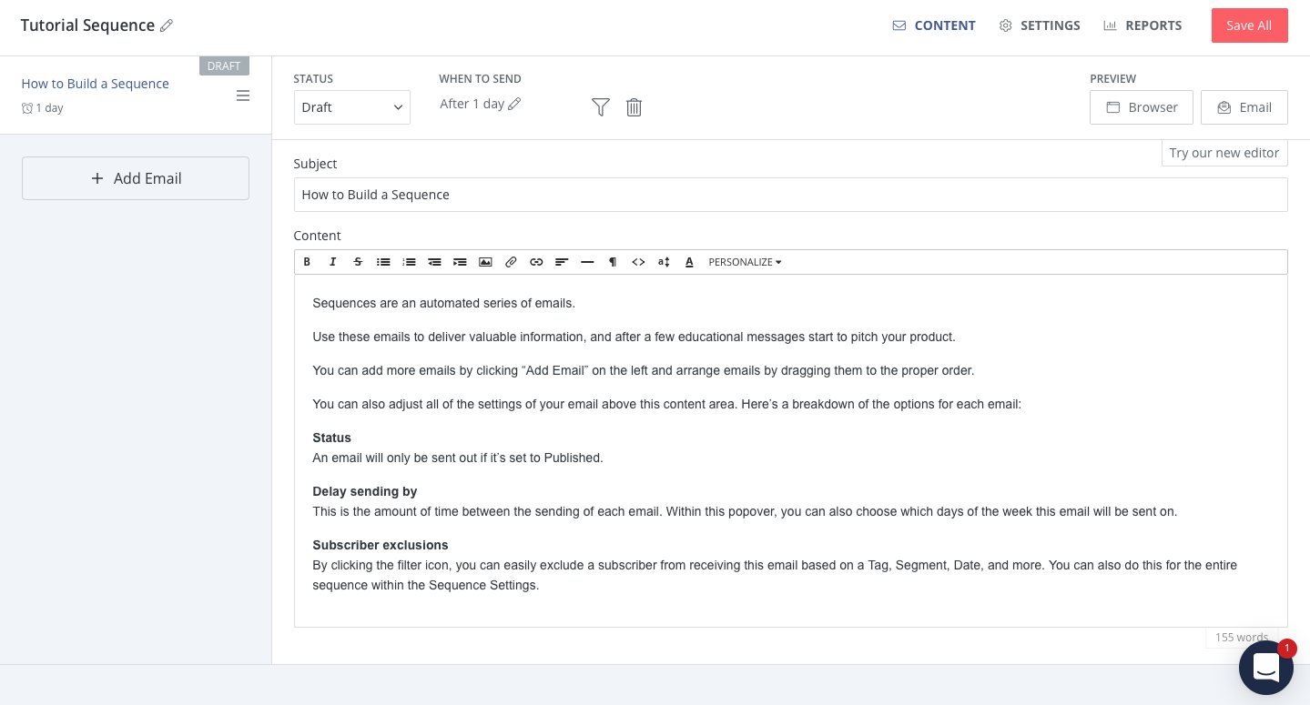 Set Up A Welcome Sequence Automation In Convertkit Convertkit Tutorials Part 3 Fastforwardamy
